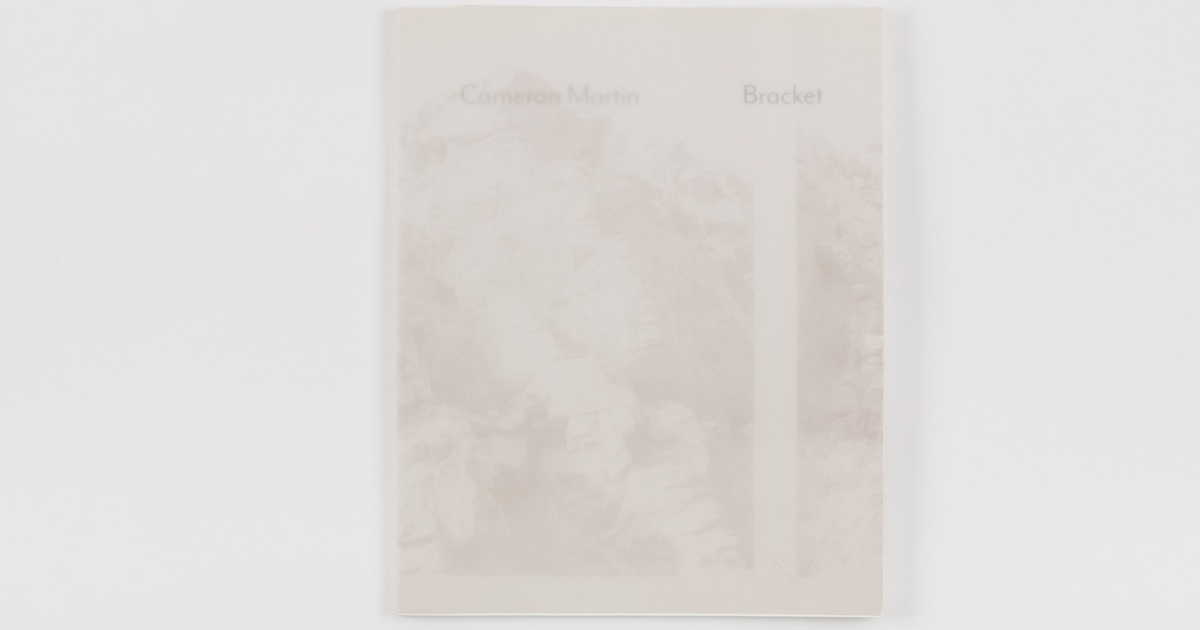 Publication: Cameron Martin - Bracket | Van Doren Waxter